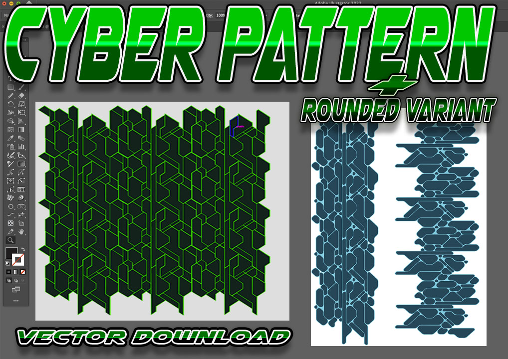 Cyber Pattern 01 Vector Download – MacKay Fine Art