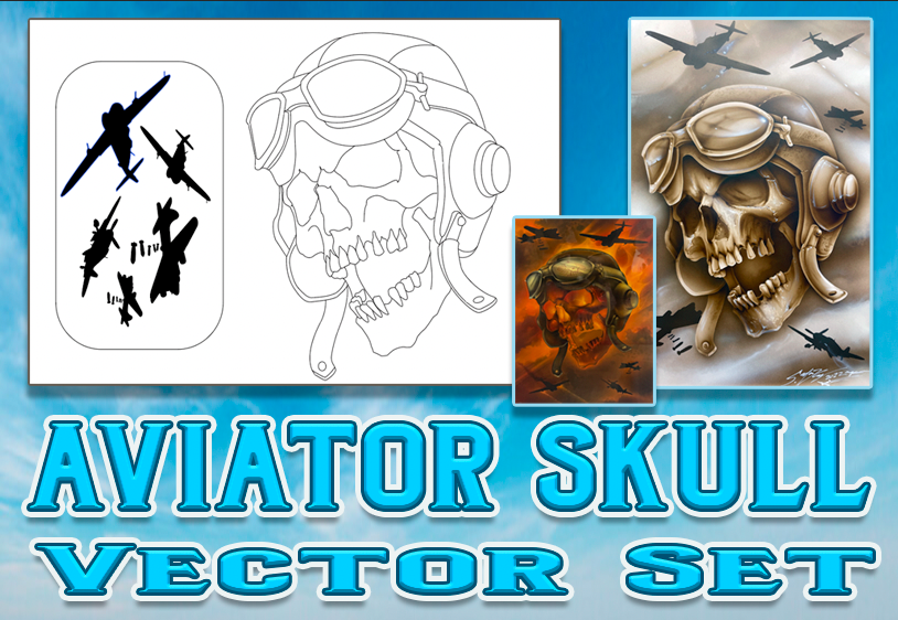 Aviator Skull – MacKay Fine Art