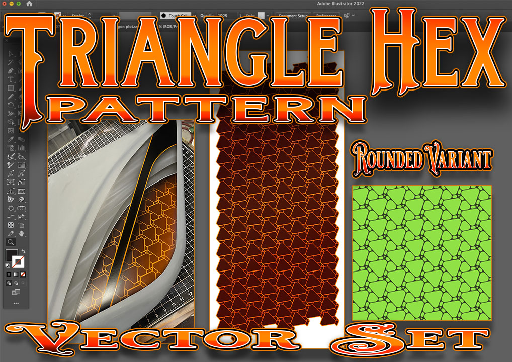 Triangle Hex &Rounded Hex Pattern – MacKay Fine Art